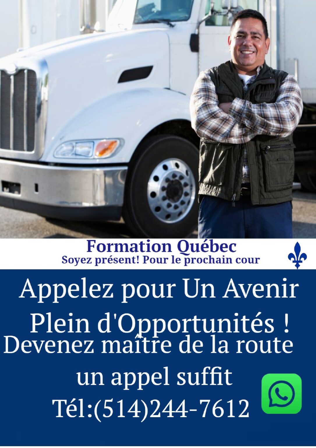 Formation Classe 1 à Montréal : Devenez Chauffeur Routier